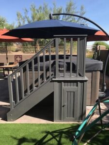 Euro Side Entry Swim Spa Step - A&B Outdoor Products