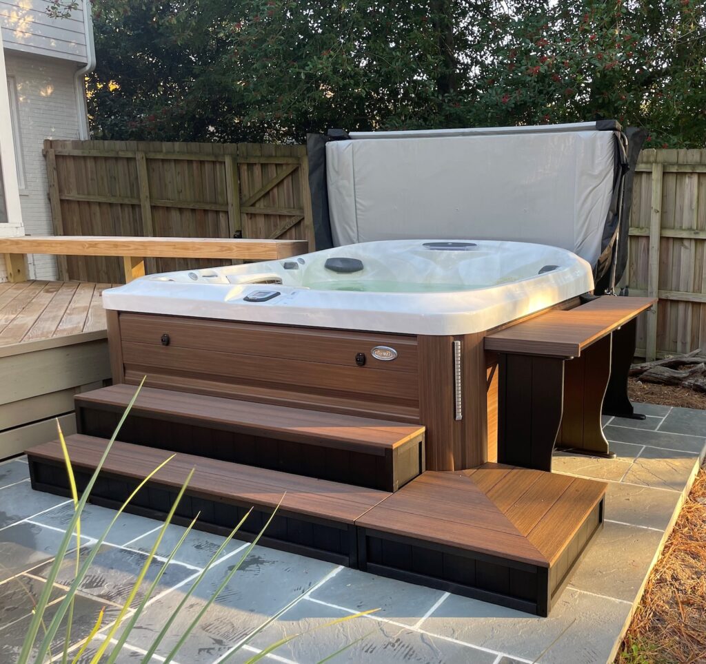 Table and 2 Steps - A&B Outdoor Products